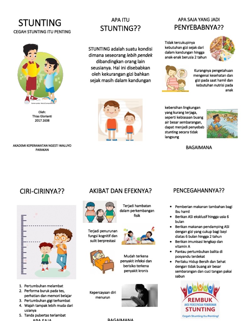 Leaflet Stunting | PDF
