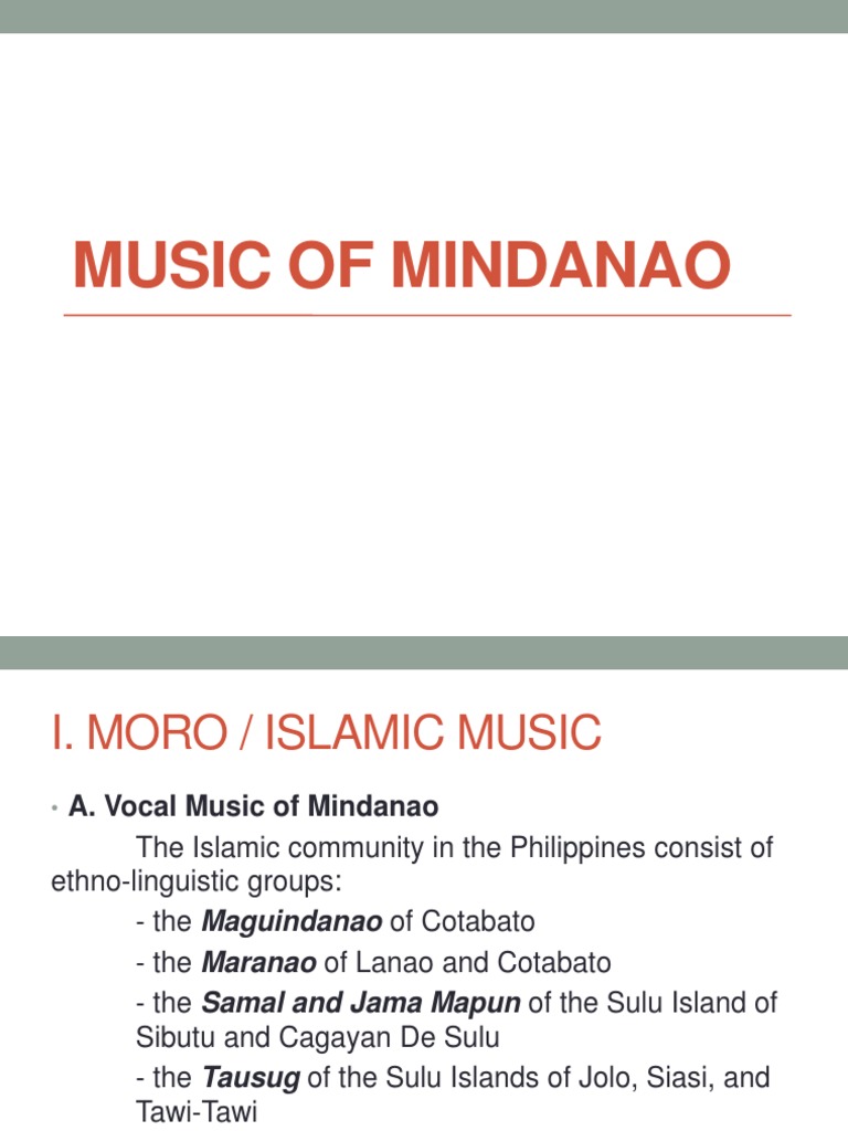 Music of Mindanao | PDF | Mindanao | Guitars