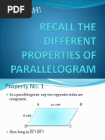 Theorems On Rectangle | PDF | Rectangle | Geometric Shapes