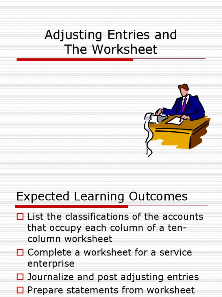 10 Column Worksheet | PDF | Depreciation | Debits And Credits