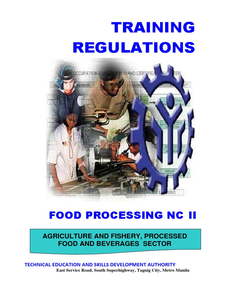 Food Processing NC II | PDF | Occupational Safety And Health ...