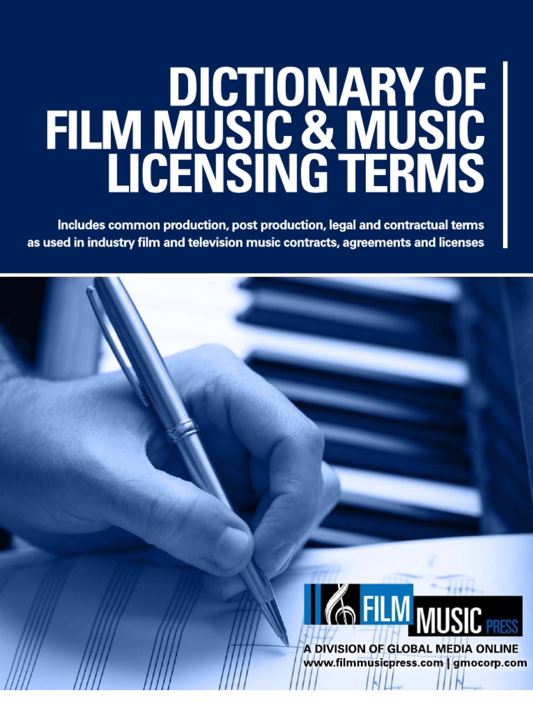 Film Music Terms Dictionary | PDF | Royalty Payment | Musical Compositions