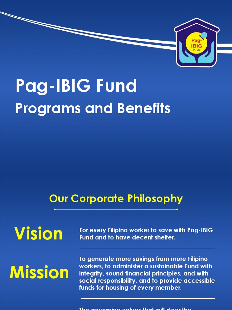 Pag IBIG Fund | PDF | Loans | Economies