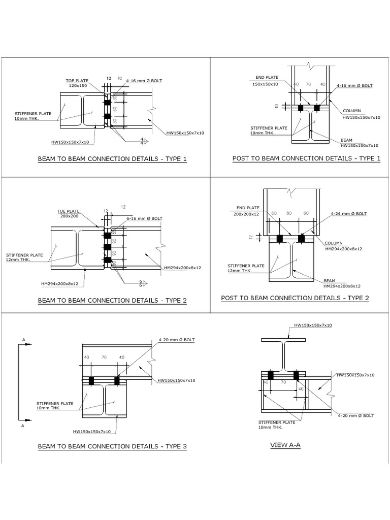 Structural Connection Details | PDF | Nature