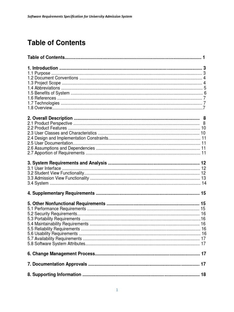 University Admission SRS PDF | PDF | Web Server | Internet & Web