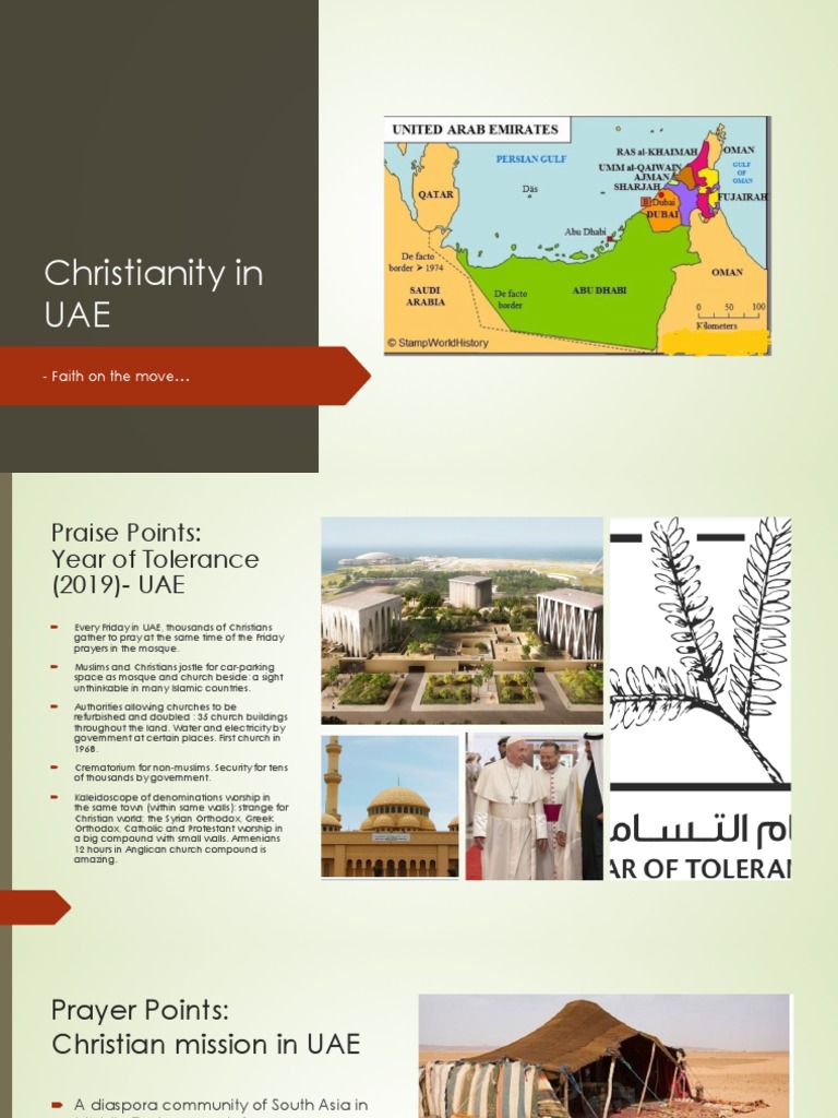 Christianity in UAE - Presentation 20191006 PDF | PDF