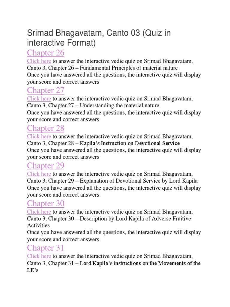 Srimad Bhagavatam 3-1-2 | PDF | Hindu Mythology | Mahabharata