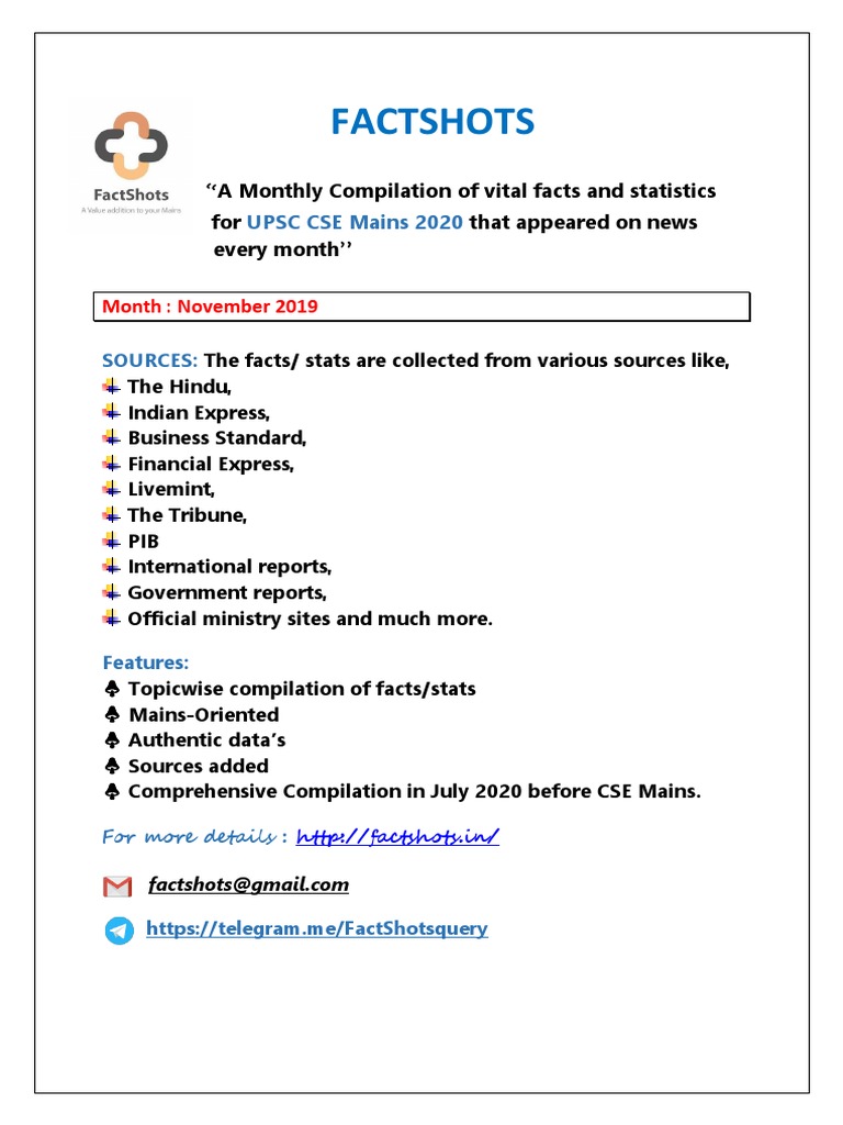 FactShots - Nov 2019 PDF | PDF | Malnutrition | Health Care