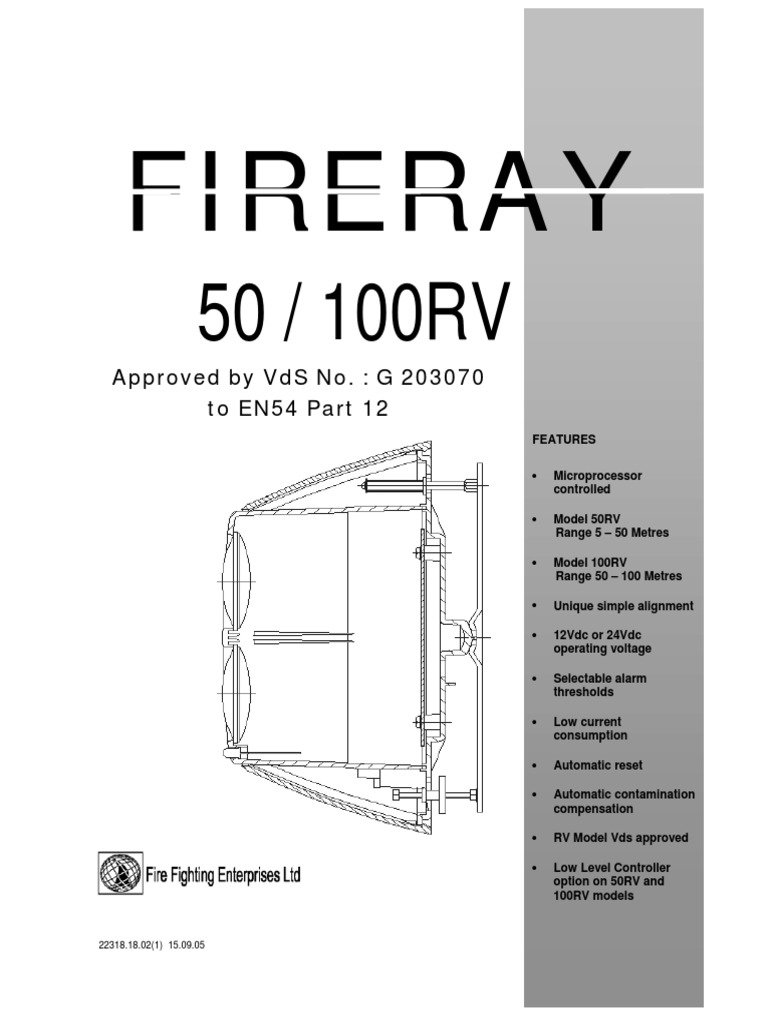 FireRay 100 PDF | PDF | Relay | Infrared