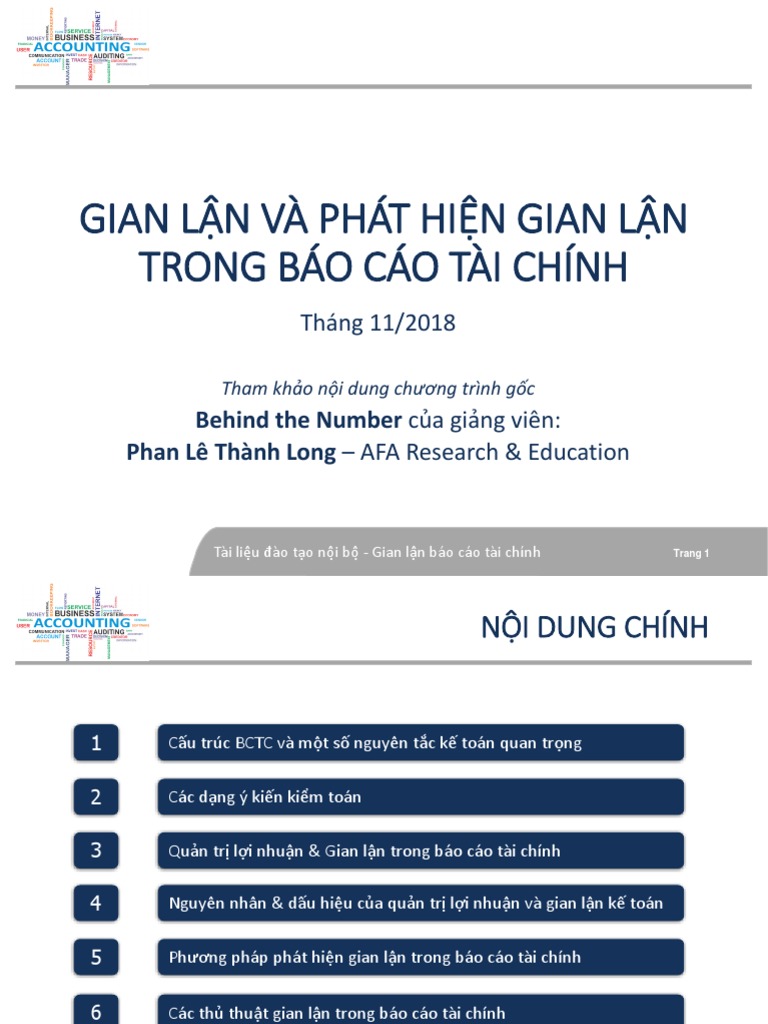 Gian Lan BCTC - 16nov2018 PDF | PDF