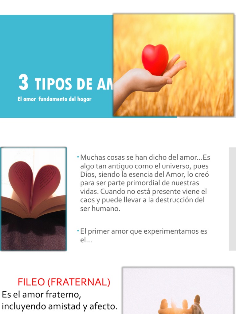 3 Tipos de Amor | PDF | Amor | Dios
