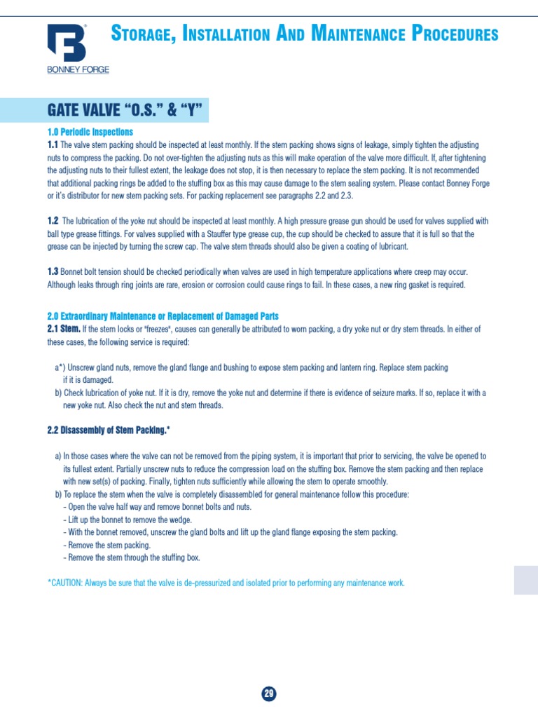 Valve Maintenance | PDF | Valve | Machines