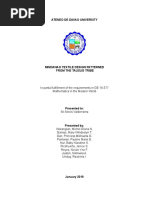 Pis Siyabit Weaving of the Tausug | PDF | Home & Garden