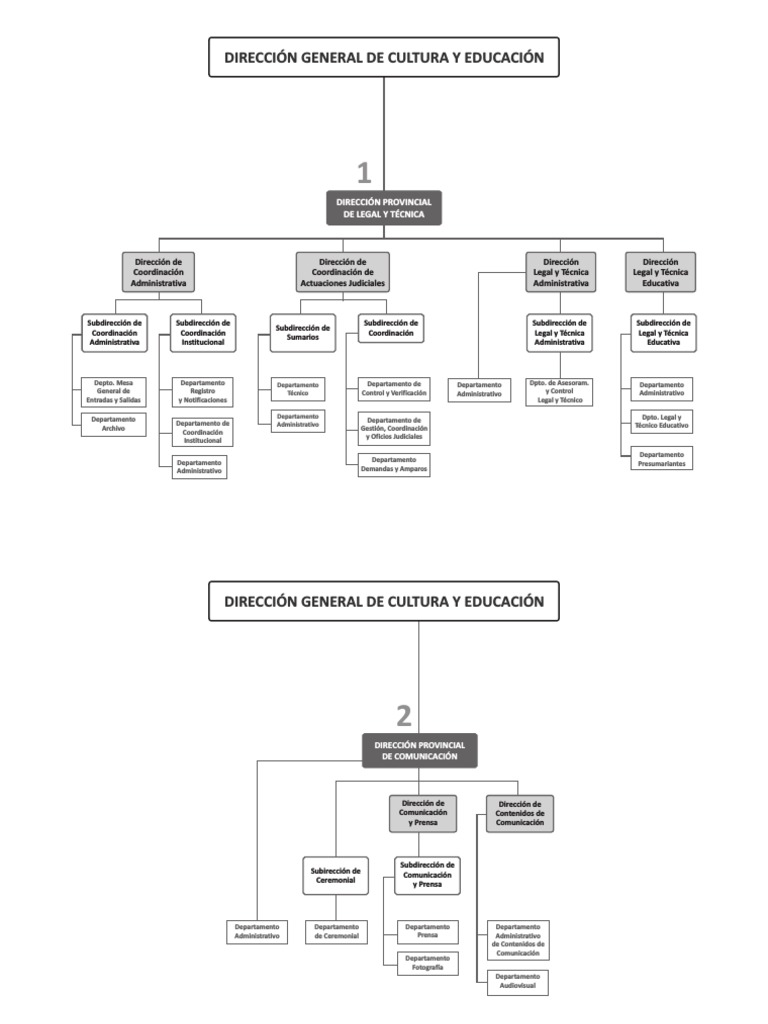 Organigrama 2020 DGCyE | Gestión de recursos humanos | Maestros
