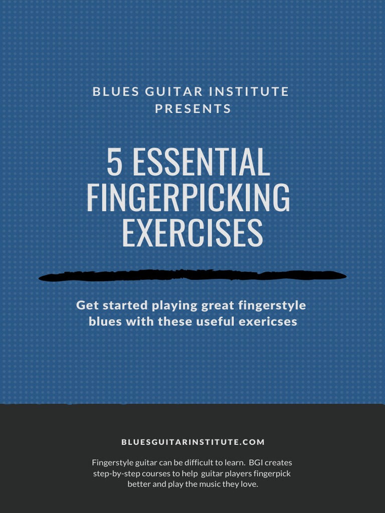 5 Essential Fingerpicking Exercises | PDF | String Instruments | Guitars