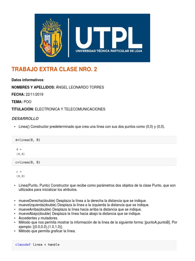 Programación Orientada A Objetos En Matlab Pdf Constructor 3716