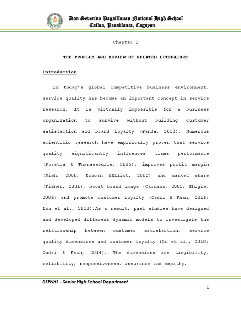 Service Quality | PDF | Customer Satisfaction | Data Analysis