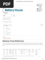 Renata Watch Battery Cross Reference Table | PDF