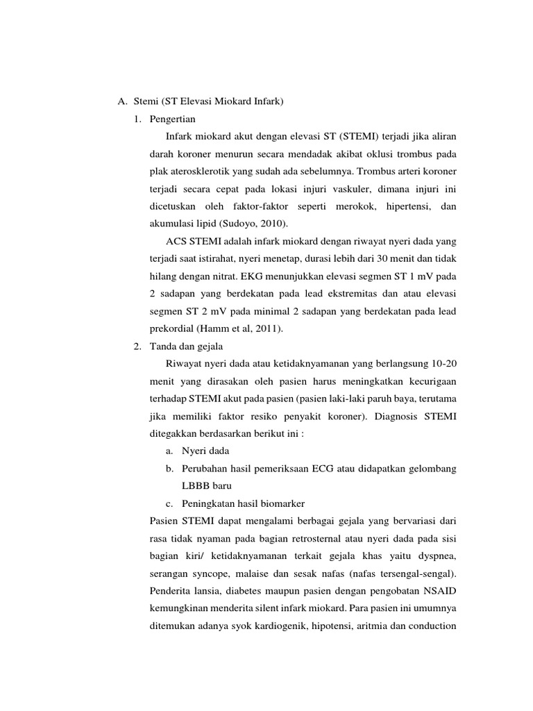 LP Stemi | PDF | Pengembangan Diri | Kesehatan Holistik