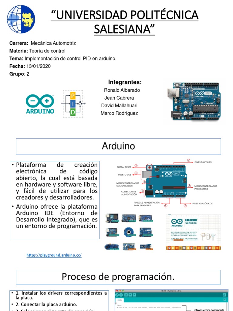 Implementacion de PID en Arduino | PDF | Programación de computadoras | Ingeniería Informática