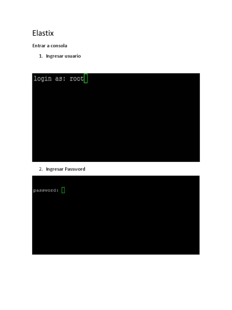Comandos Elastix - Reinicio Servicios | PDF
