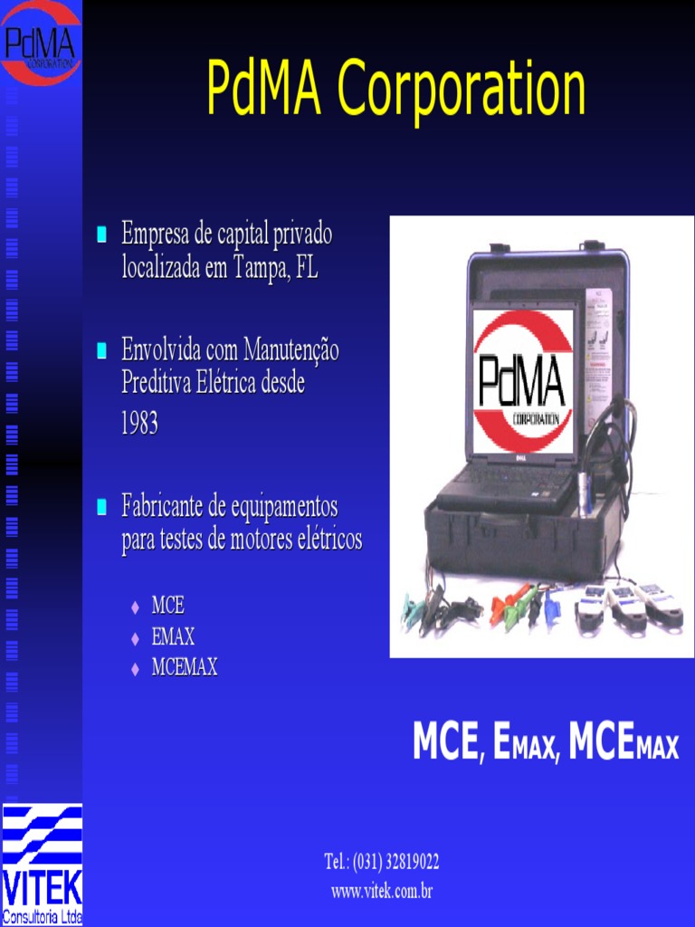 Apresentação PdMA Técnica | Download grátis PDF | Rede elétrica ...