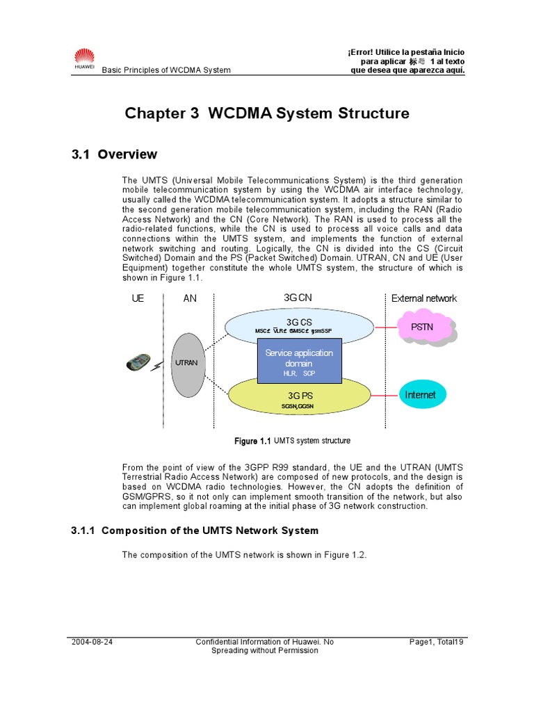 WCDMA System Structure Overview | PDF | Computer Network ...