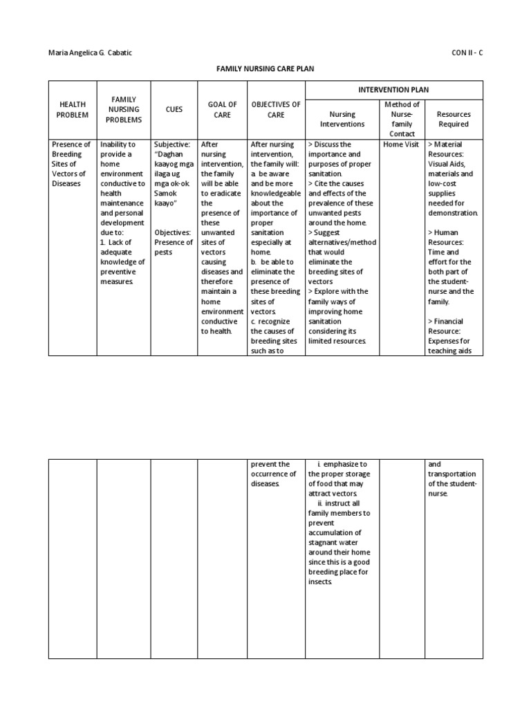 FNCP CHN | PDF | Hypertension | Nursing