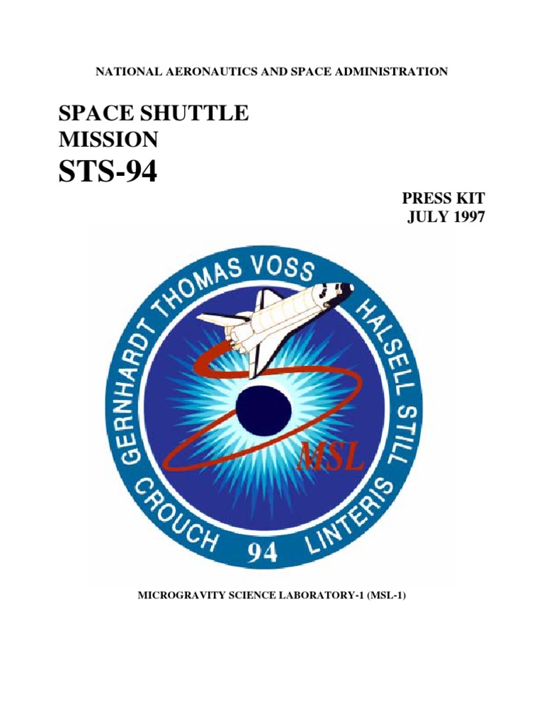STS-94 Press Kit | PDF | Combustion | International Space Station