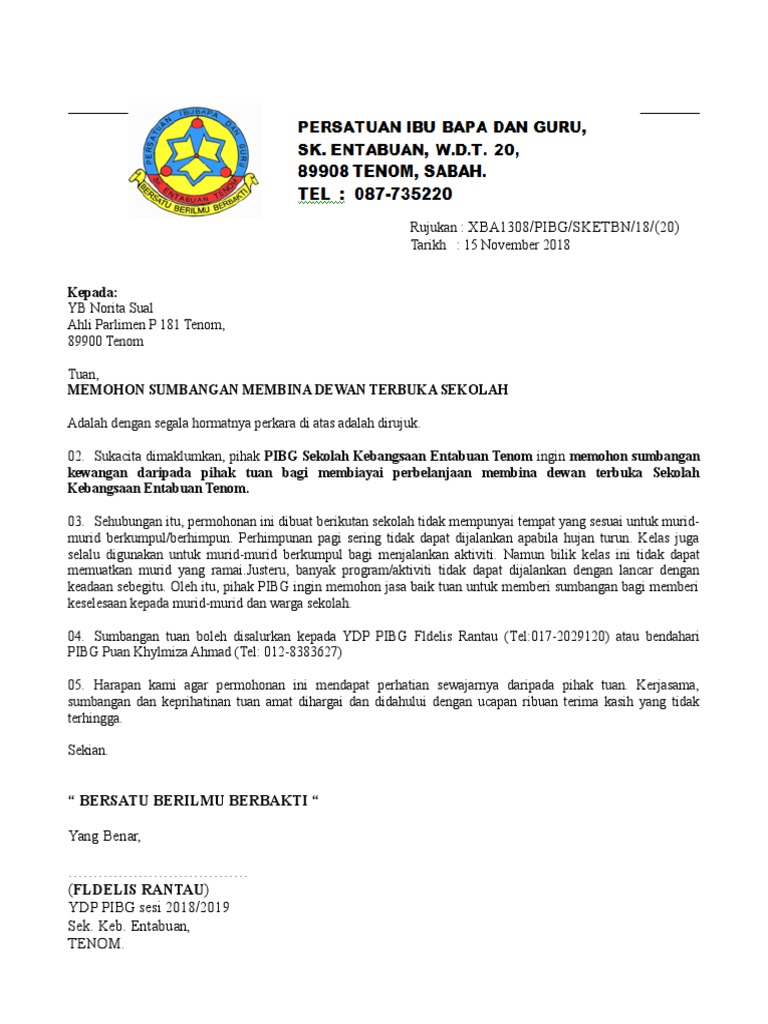 Mohon Dewan Terbuka - Yb Norita | PDF