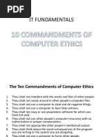 The-Ten-Commandments-of-Computer Ethics | PDF | Copyright | Software