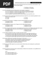 CBRC LET Reviewer 2025 Guide | PDF | Licensure | Teachers