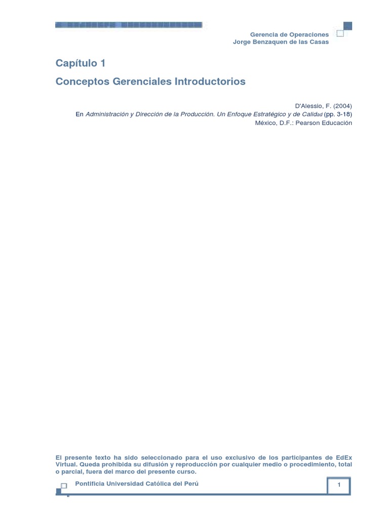 D Alessio, F. (2004) - Conceptos Gerenciales Introductorios PDF | PDF