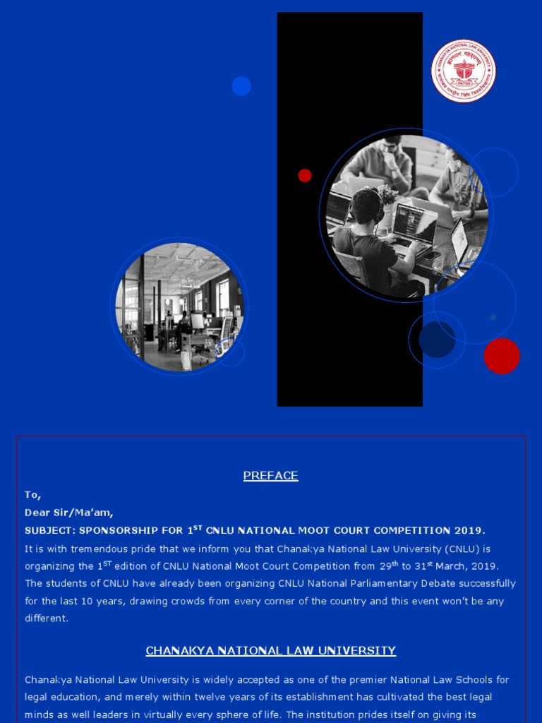 Moot Brochure | PDF | Sponsor (Commercial) | Mass Media