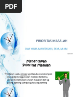 PENENTUAN PRIORITAS MASALAH Metode Carl | PDF