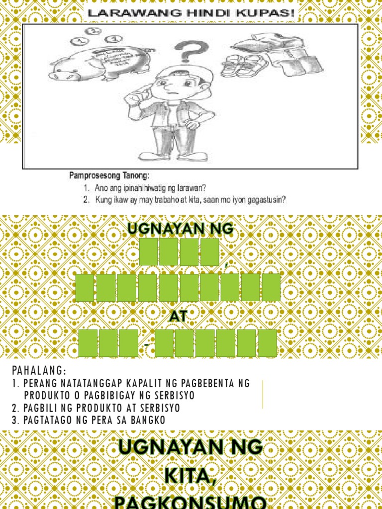 Pag Iimpok at Pagkonsumo | PDF