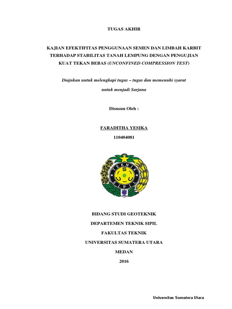 Kajian Efektifitas Penggunaan Semen Dan Limbah Karbit | PDF