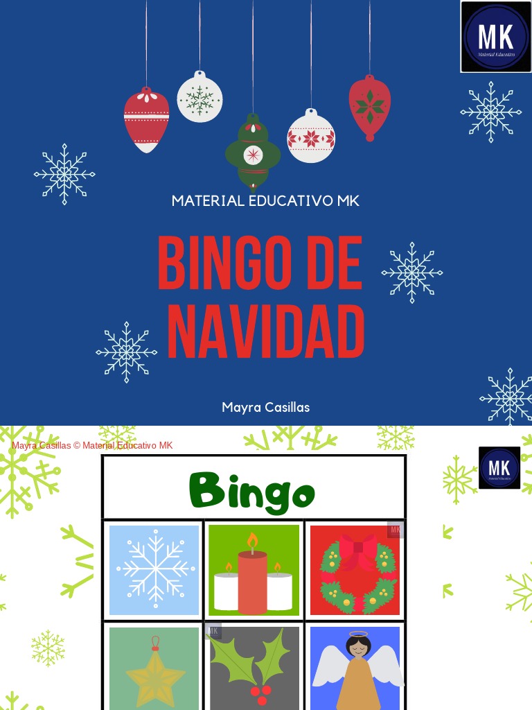 Bingo de Navidad 1 Min | PDF