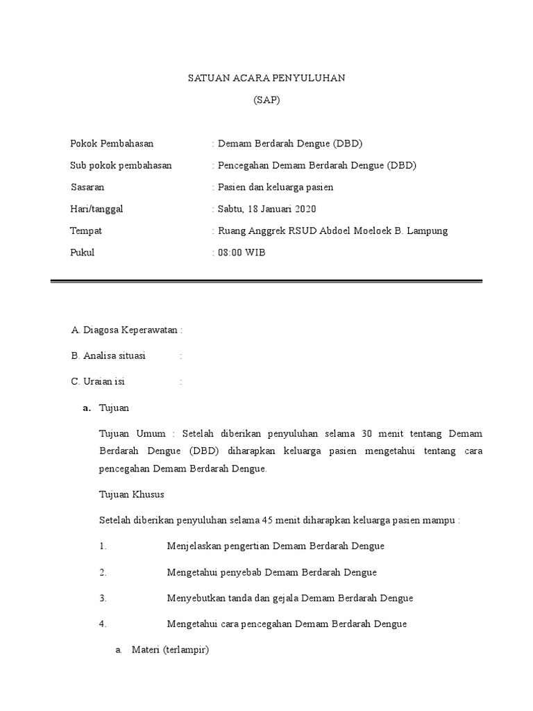 SAP DBD Dan Leaflet | PDF