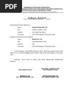 Surat Keterangan Lupa Absen (Finger Print) | PDF | Karier & Perkembangan