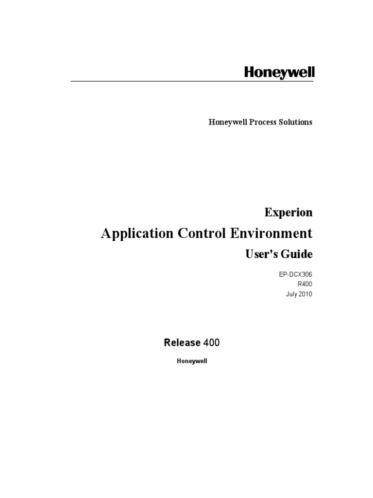 Application Control Environment Users Guide EP-DCX306 | PDF | Computer ...