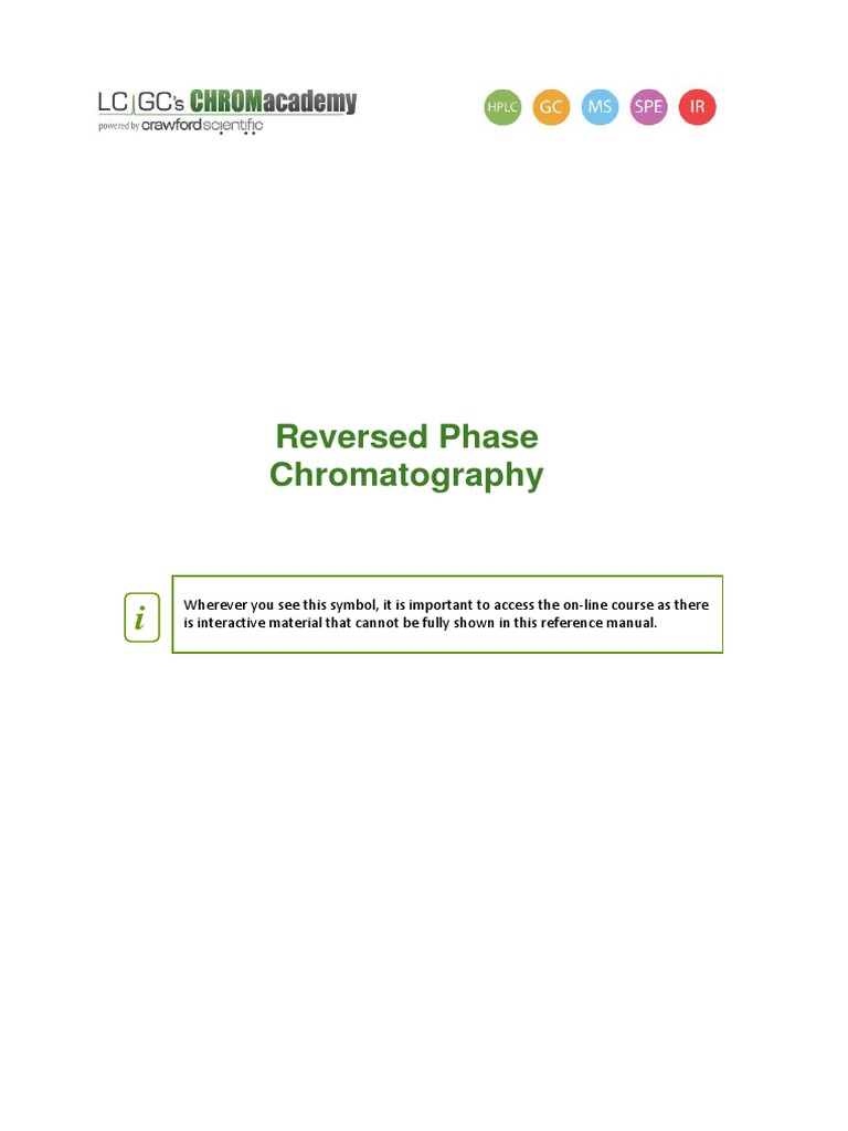 Theory of HPLC Reverse Phase Chromatography | PDF | High Performance ...