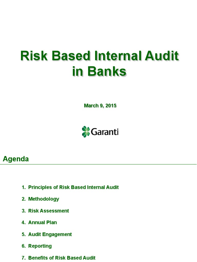 Risk Based Internal Audit | PDF | Internal Audit | Risk Management