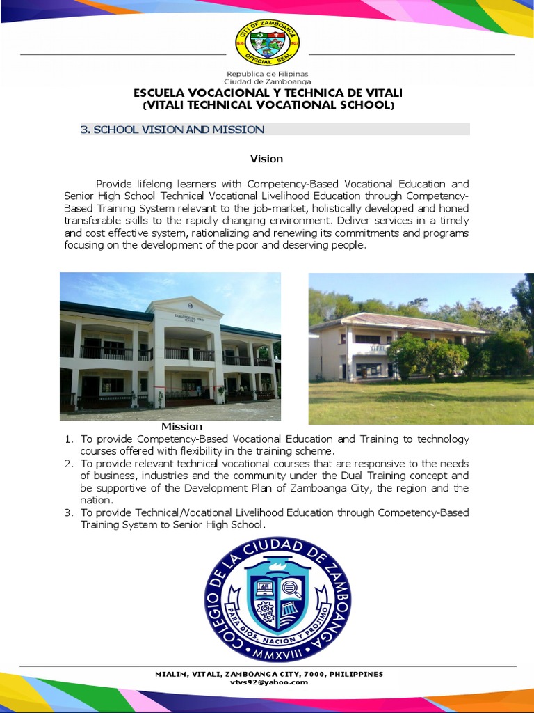 School Vision and Mission | PDF | Business