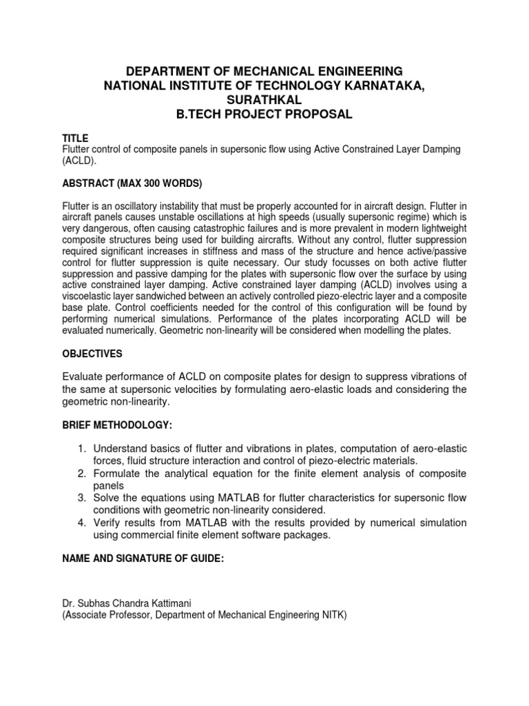 Project Proposal | PDF | Fluid Dynamics | Mechanical Engineering
