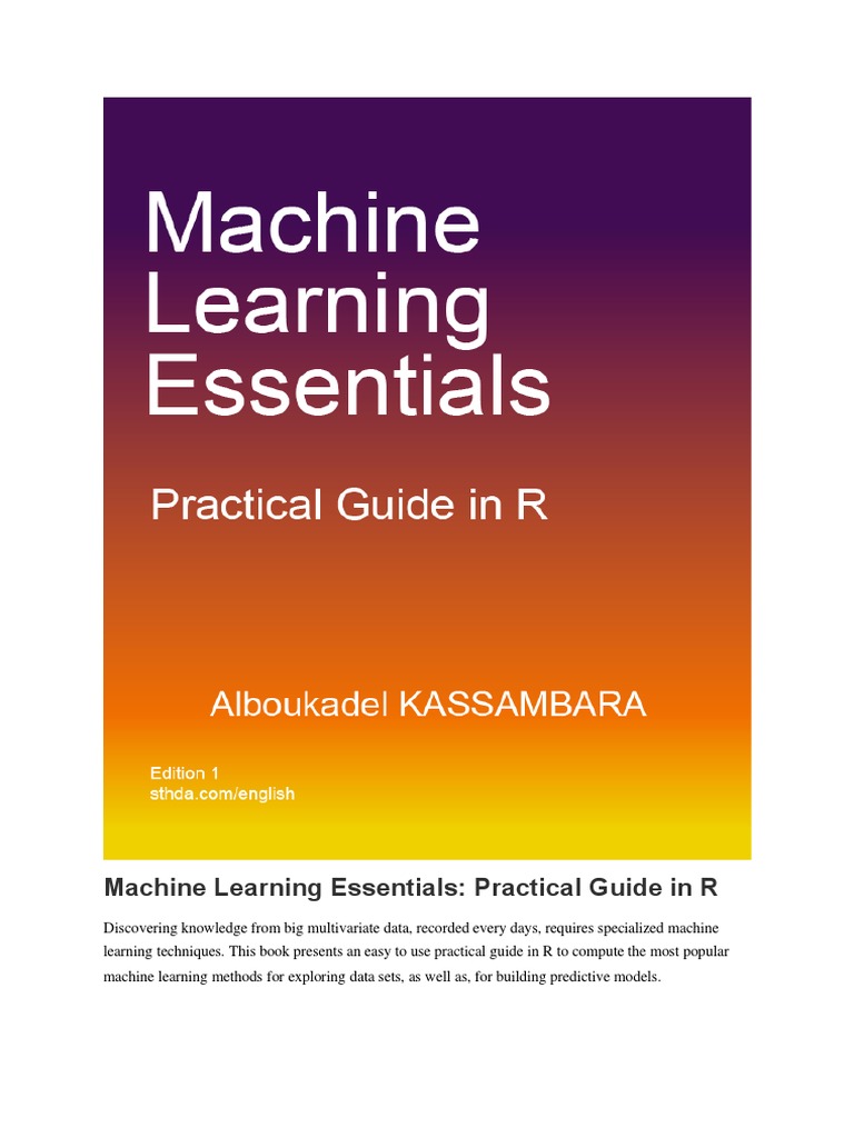 Machine Learning Essentials Pdf
