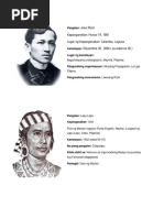 MGA Bayani Larawan | PDF