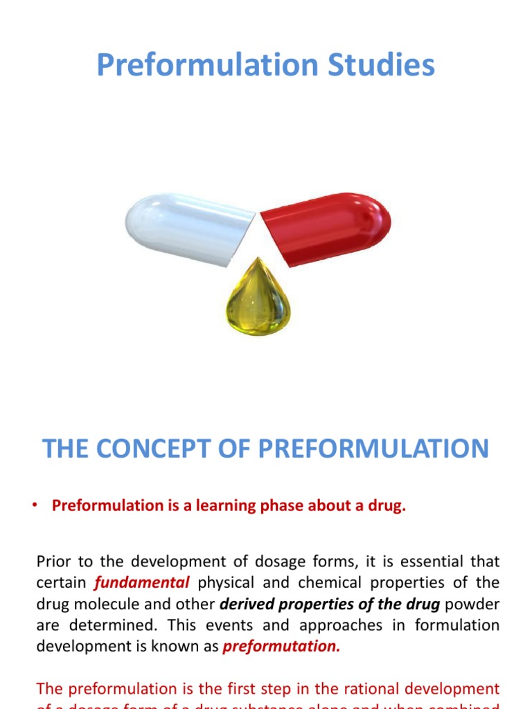 1a-Preformulation Studies | PDF | Solvation | Solubility