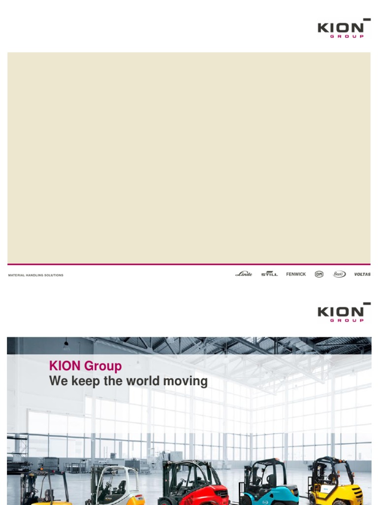 Linde Presentation | PDF | Truck | Forklift