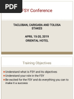 Fsy 2025 International Participant Handbook | PDF